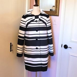 kate spade | Jackets & Coats | Kate Spade Red Wool Leopard Collar Coat ...